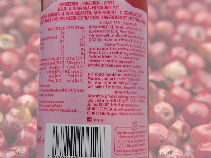 Innocent Plus - Berry Set Go, Alle Infos und Geschmackstest