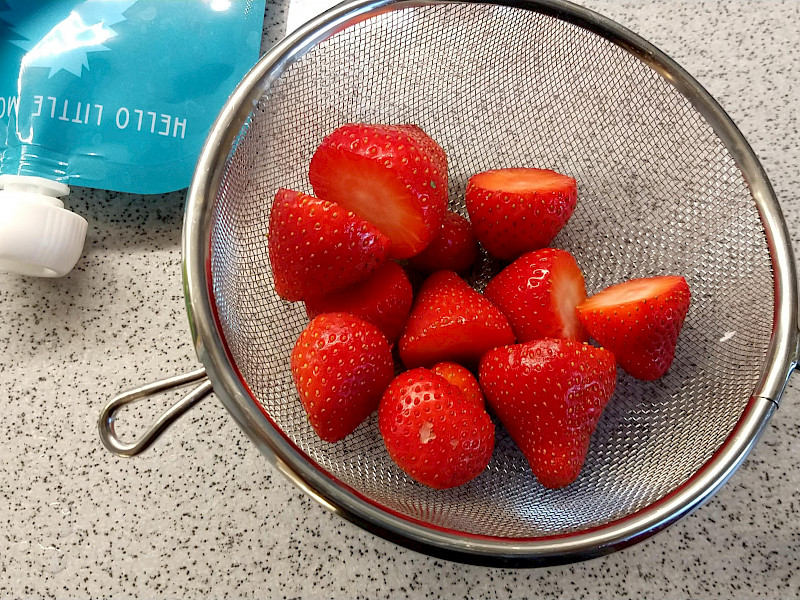 Quetschie Rezept 1 - Banane, Erdbeere, Apfel