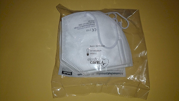 Im Test - FFP2 Mundschutzmaske von elasto form - Erfahrungen