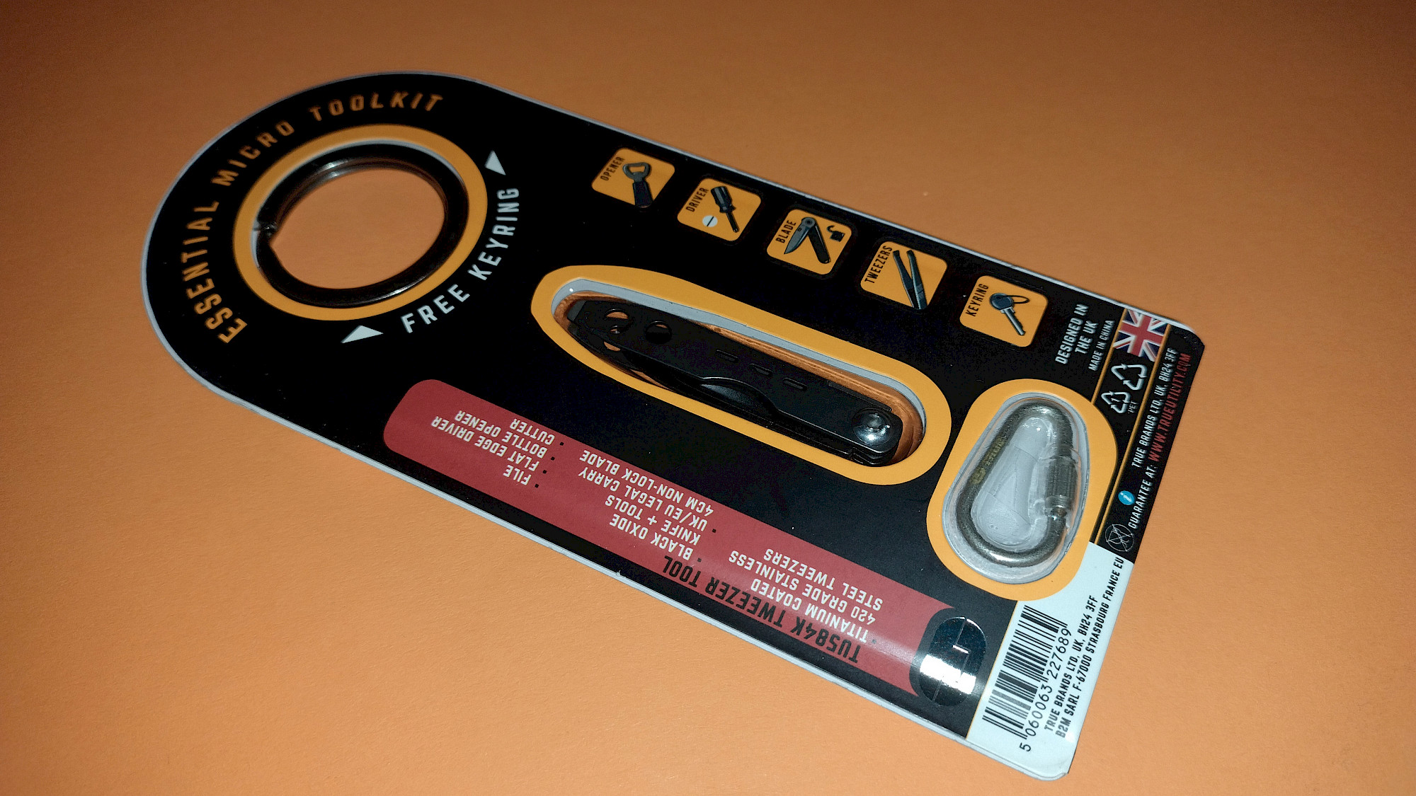 True Tweezer Tool Multitool: Der tägliche Helfer am Schlüsselbund ...