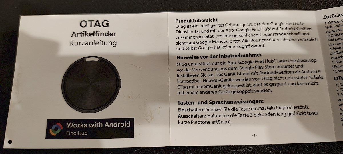 OTAG - CooAoo Android Smart Tag (2er-Pack) im Test 2025 - Alternative ...