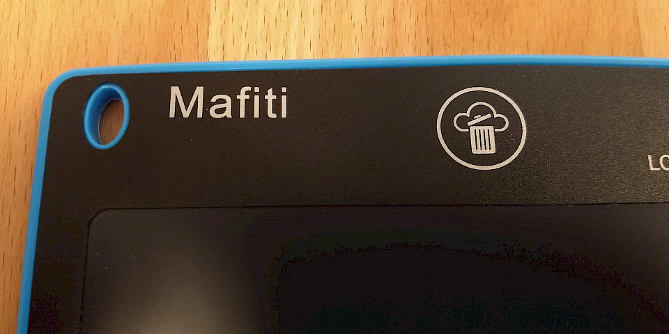 Test - 8,5 Zoll LCD-Schreibtafel von Mafiti