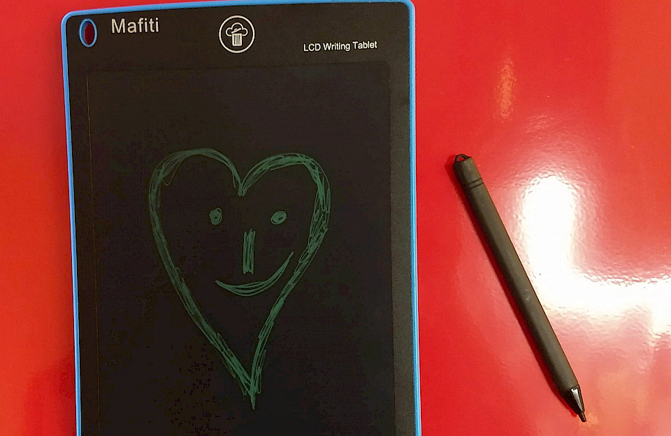 Test - 8,5 Zoll LCD-Schreibtafel von Mafiti
